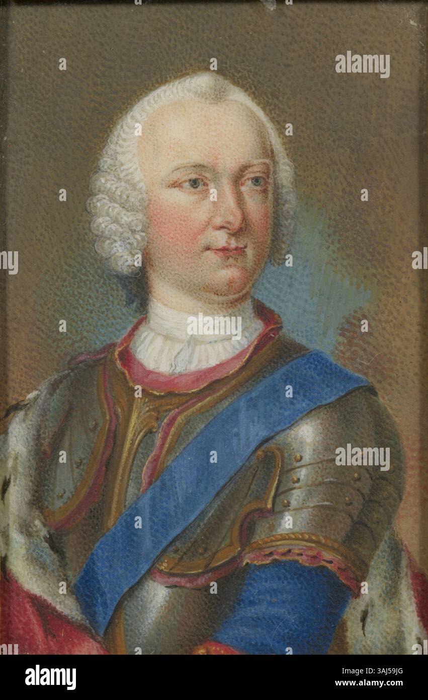 Portrait of Ernst Friedrich III (1727-1780), Duke of Saxe ...