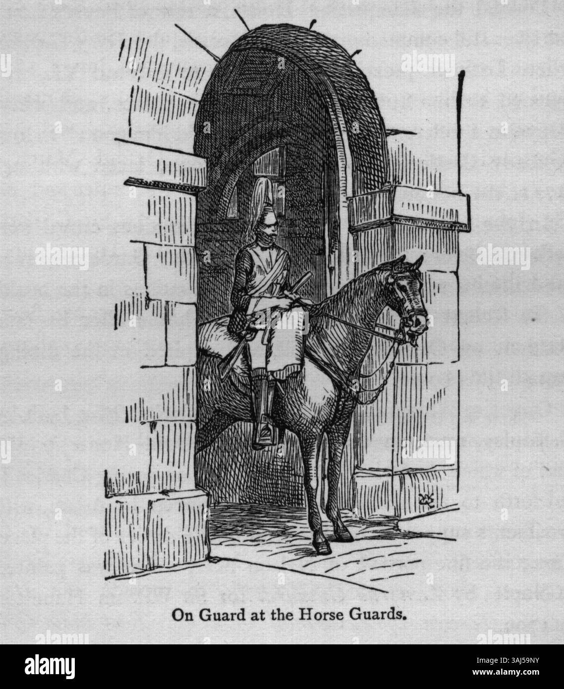 An illustration from Augustus Hare's 'Walks in London,' published in ...