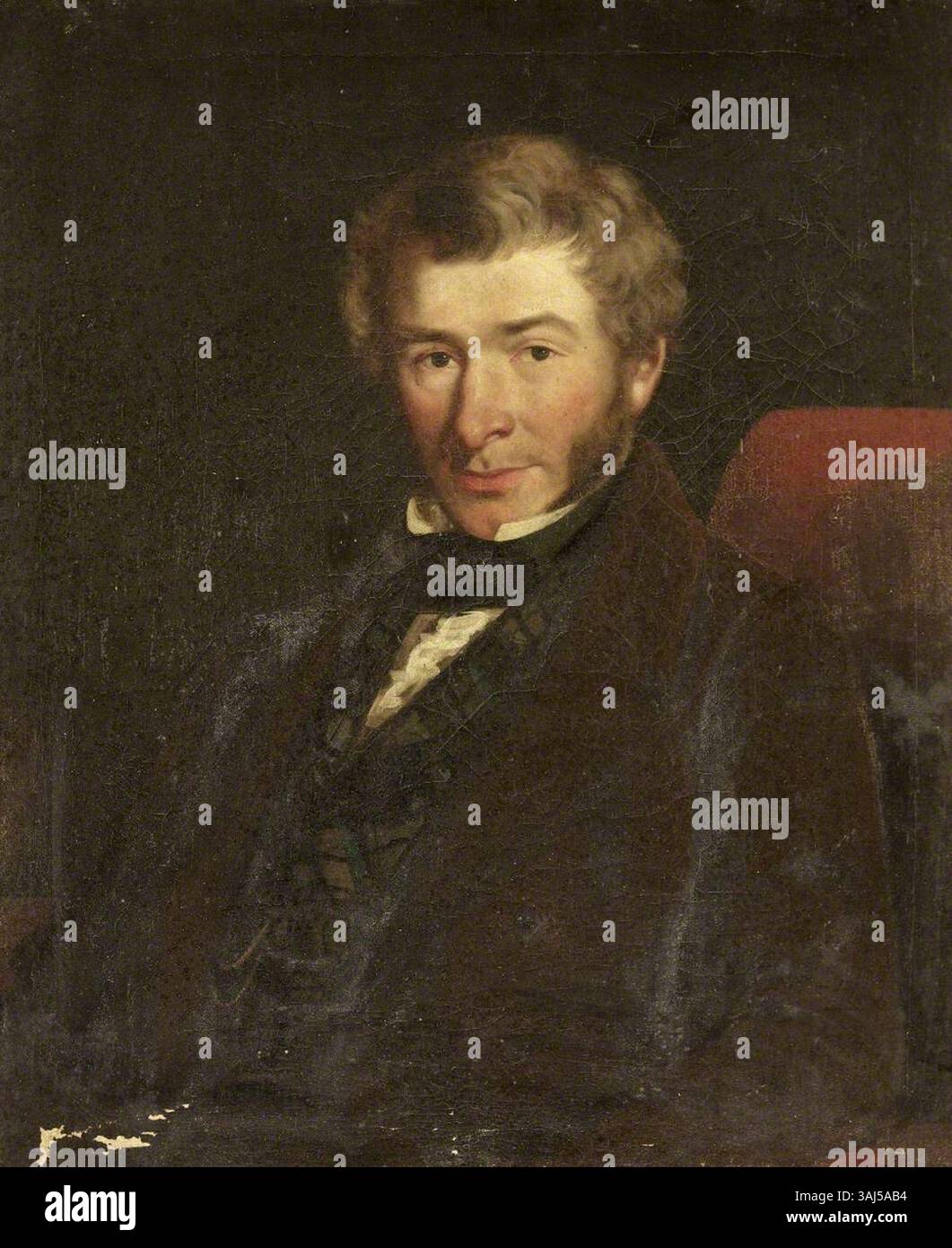 The portrait of Henry Arthur Hoare of Wavendon, painted circa 1840 ...