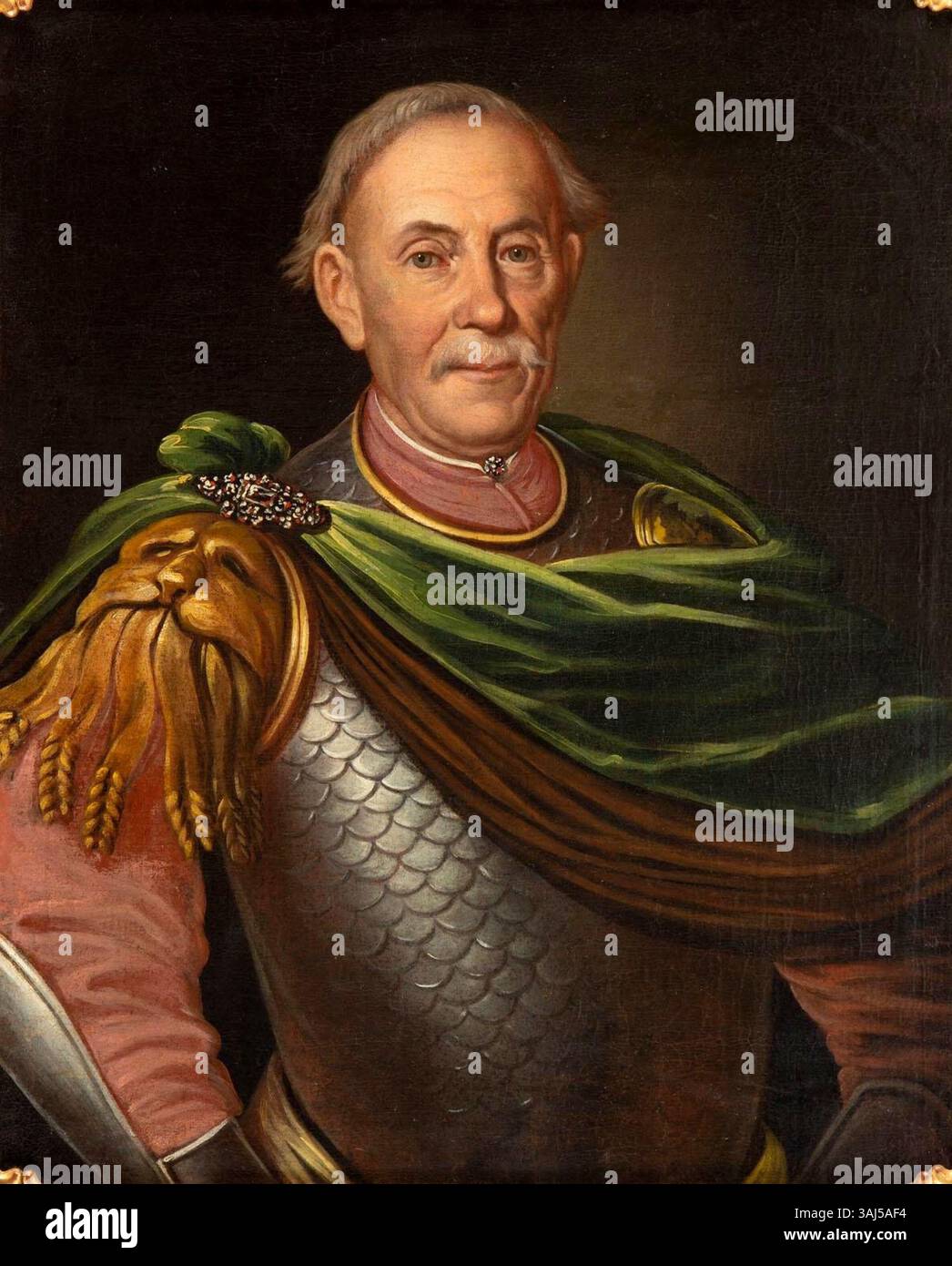 This 1740 portrait of Konstanty Hulidowski Kuszel, painted by an ...