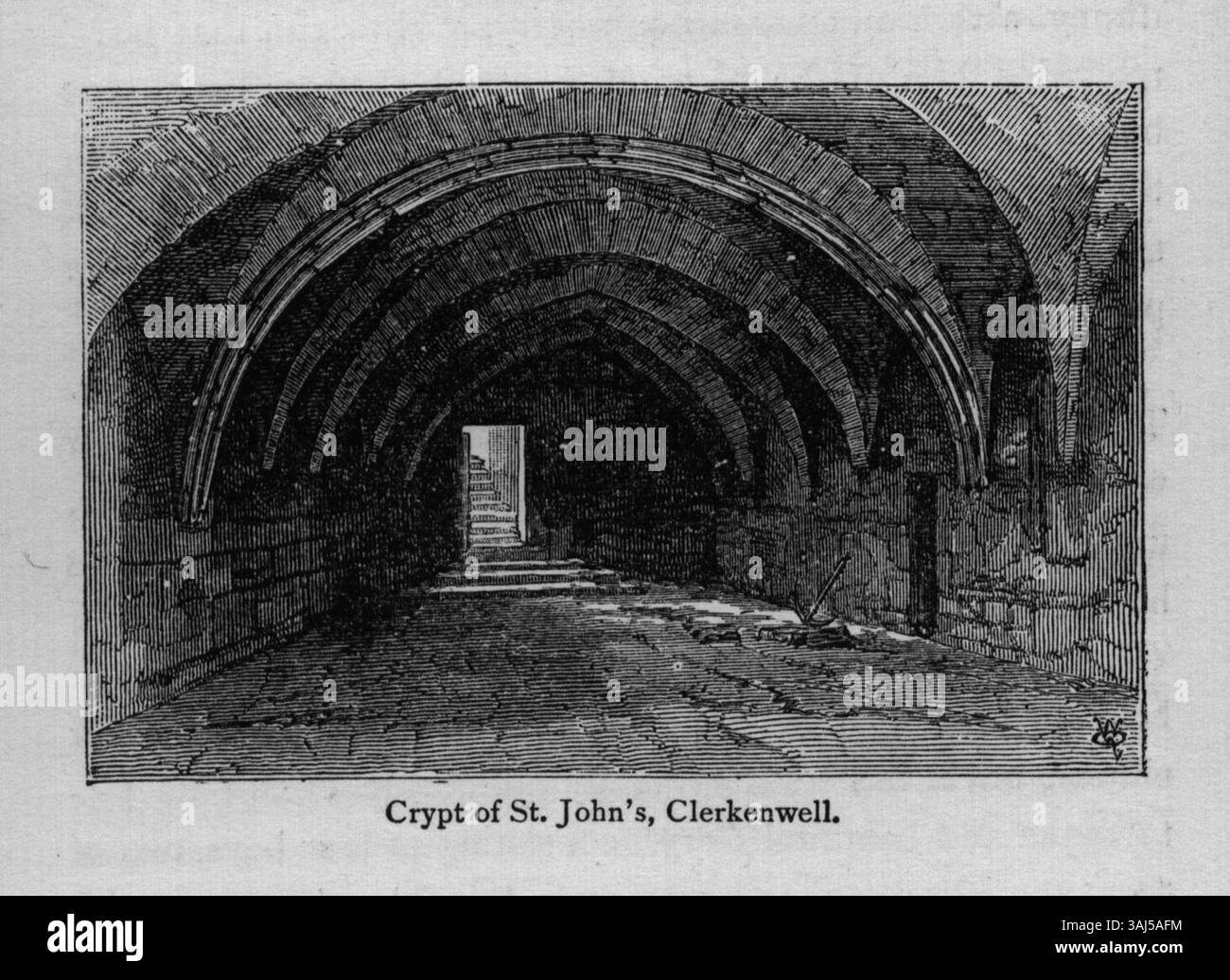 An illustration from Augustus Hare's 'Walks in London' (1878), showing ...