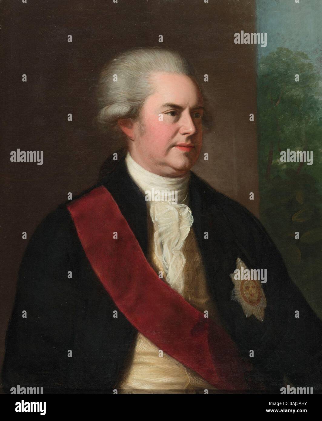 This 1792 portrait by Thomas Hickey depicts George, 1st Earl Macartney ...
