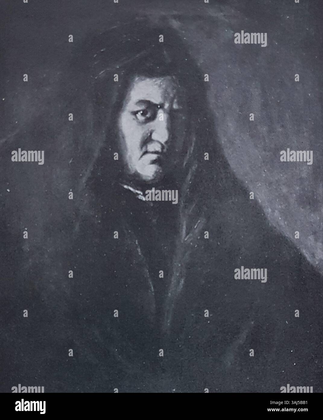 A portrait titled ‘Min mor’ (My Mother) by Swedish artist David ...