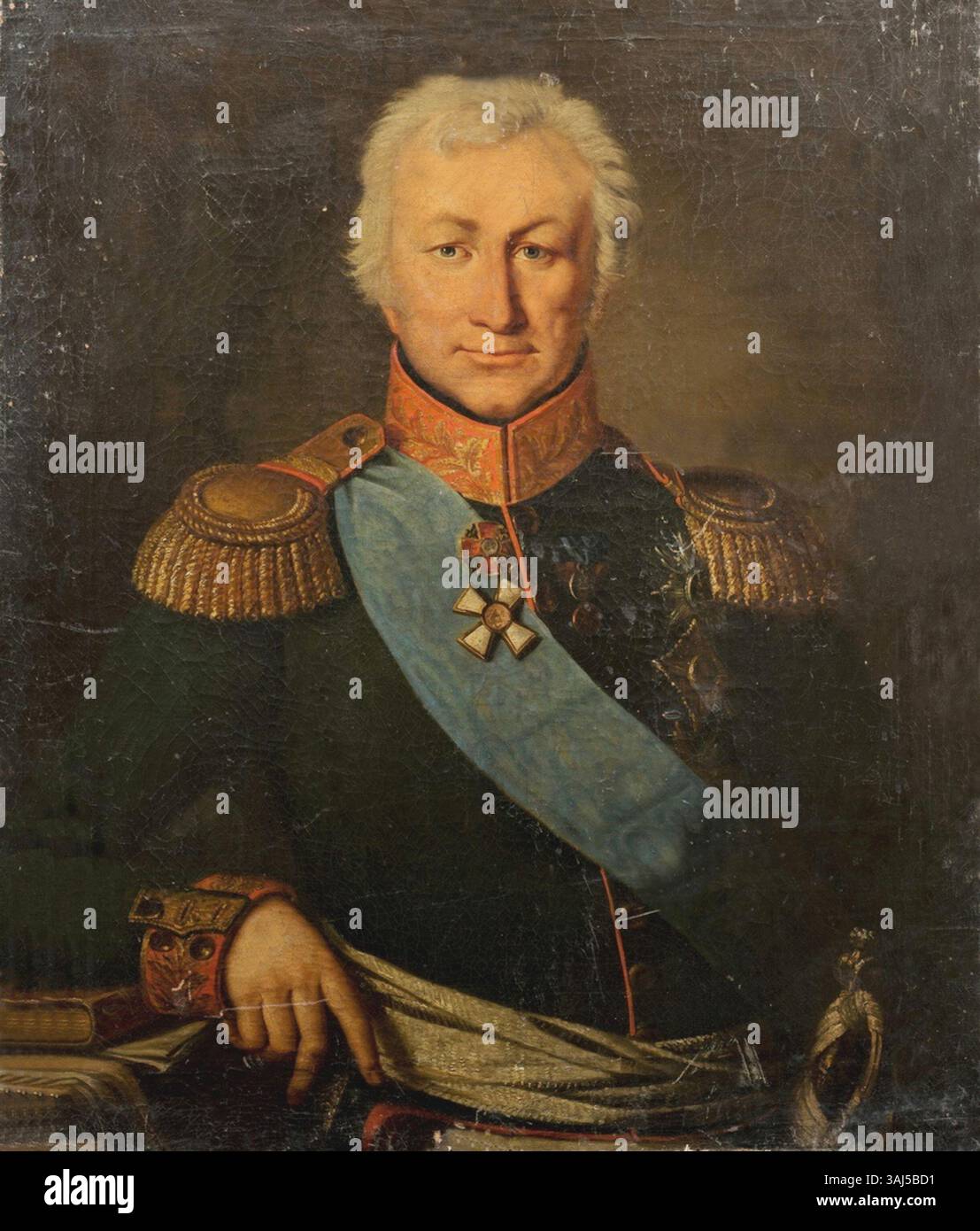 This portrait of Alexander Petrovich Tormasov, painted by an ...