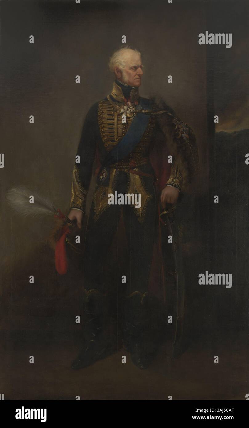 This circa 1853 portrait by Henry Richard Graves depicts Field Marshal ...