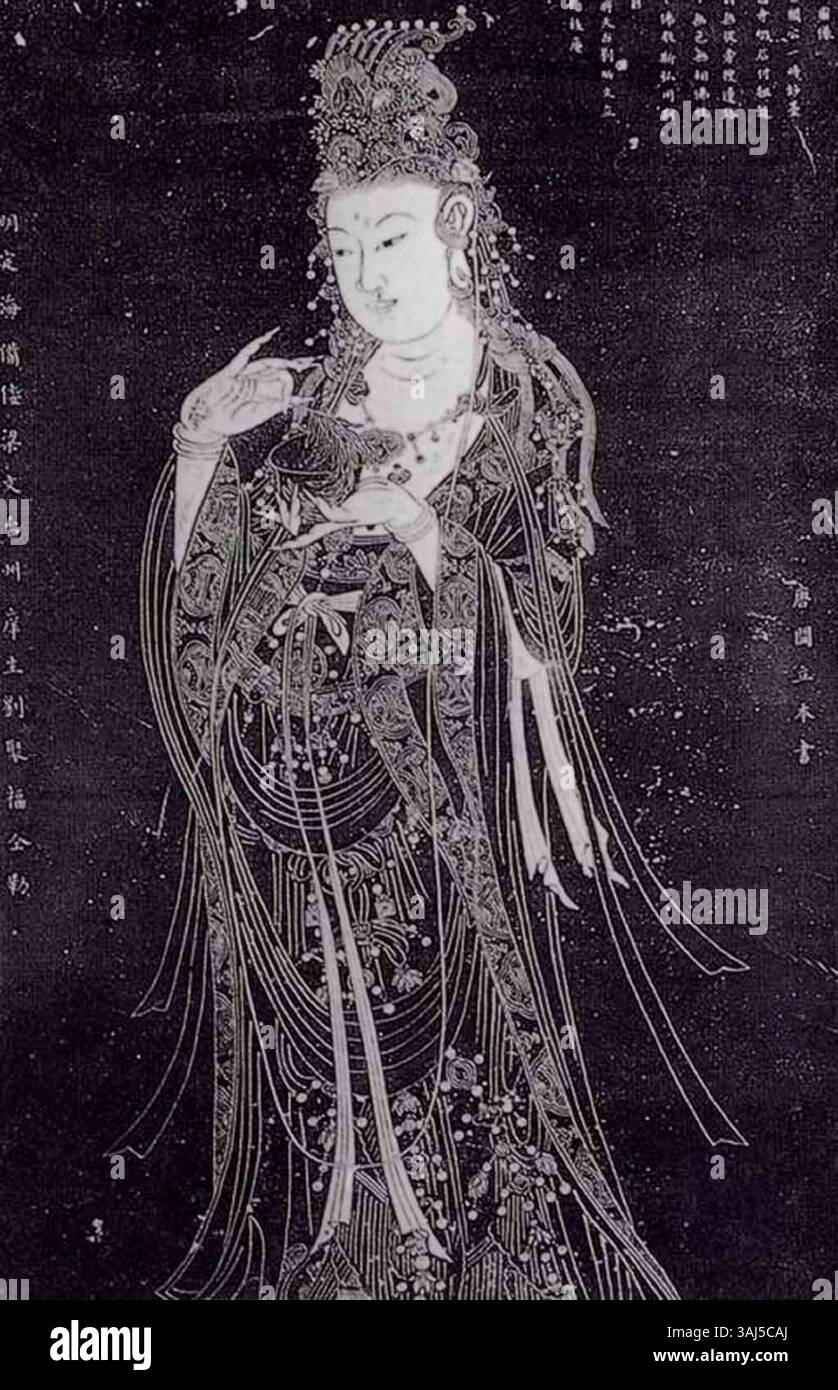 Yan Liben (600–673), a prominent Chinese artist, created works during the Tang Dynasty. His ...