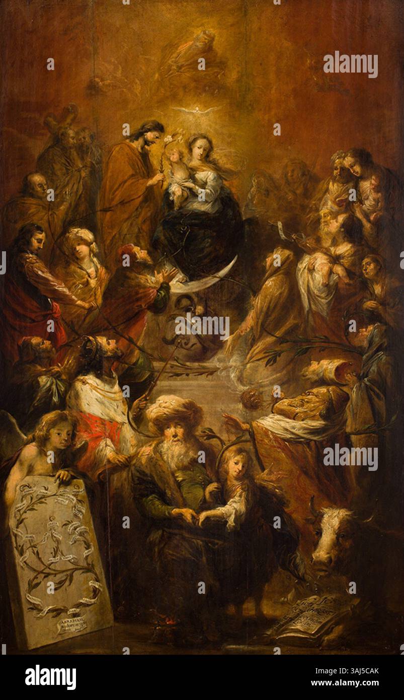 This oil painting by Michael L. Willmann, created between 1677 and 1679 ...