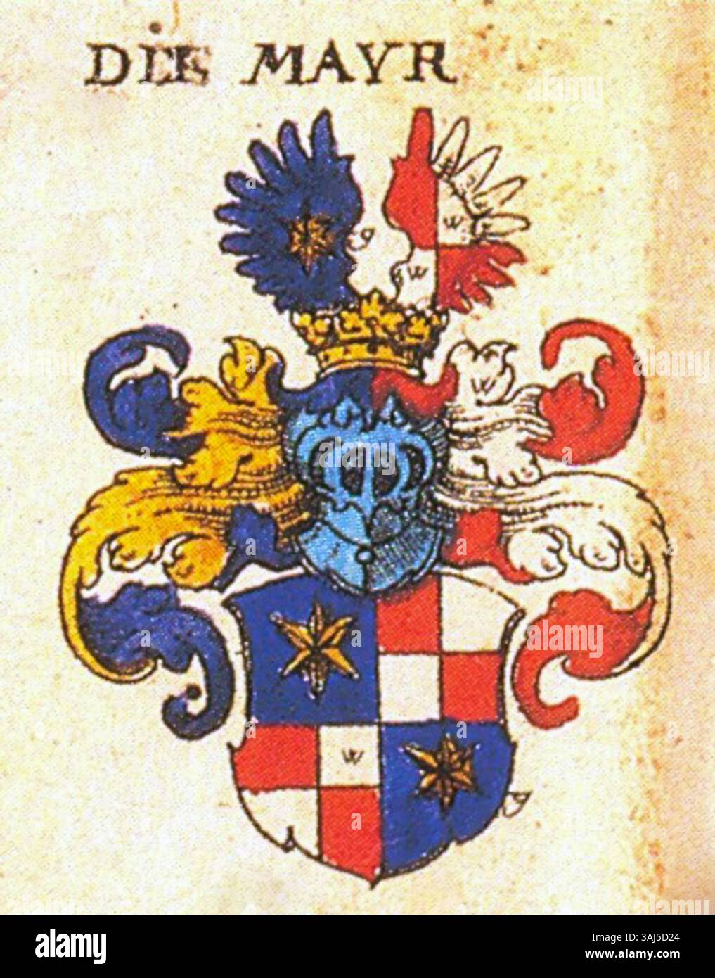 This 1605 engraving by Johann Siebmacher depicts the coat of arms of ...