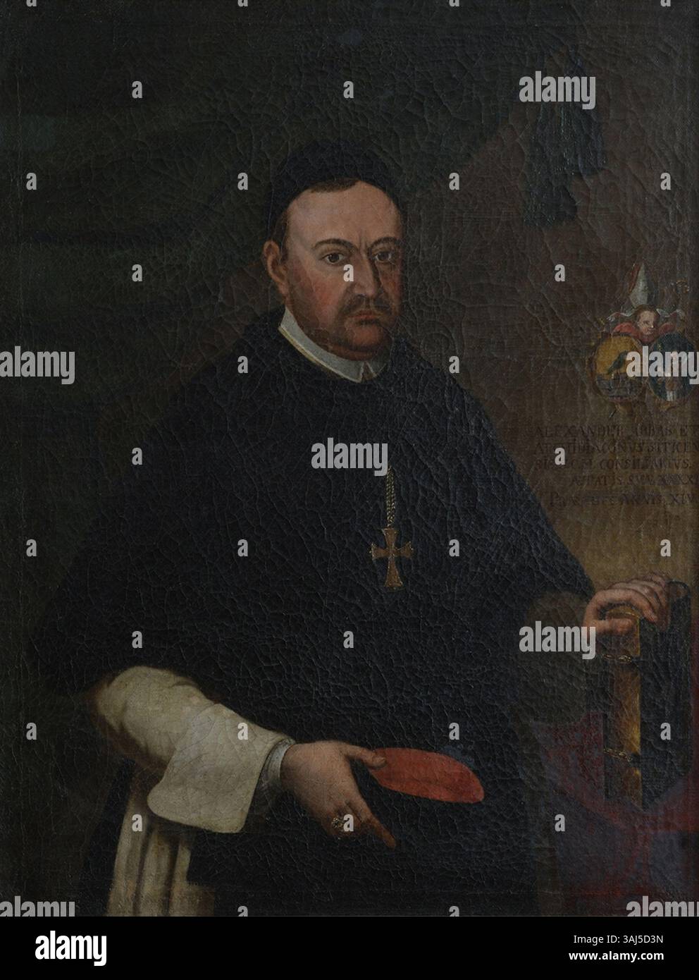 Stiki opat Alexander baron Engelshaus is an 18th-century painting by an ...