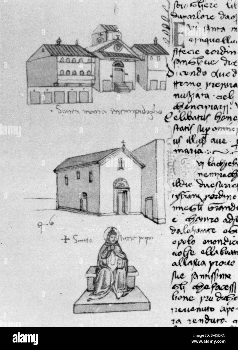 A 15th-century manuscript titled Codice Rustici, detailing the Church ...