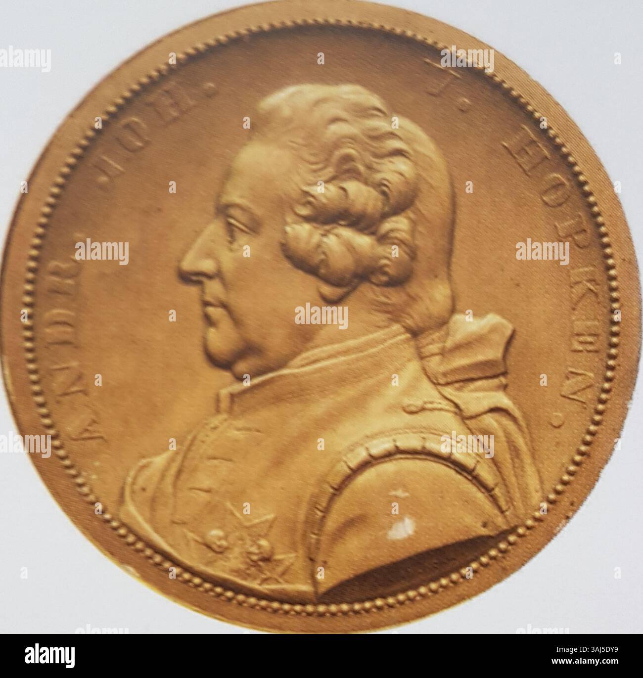 Plaster portrait of Anders Johan von Höpken, created by Lea Ahlborn in ...