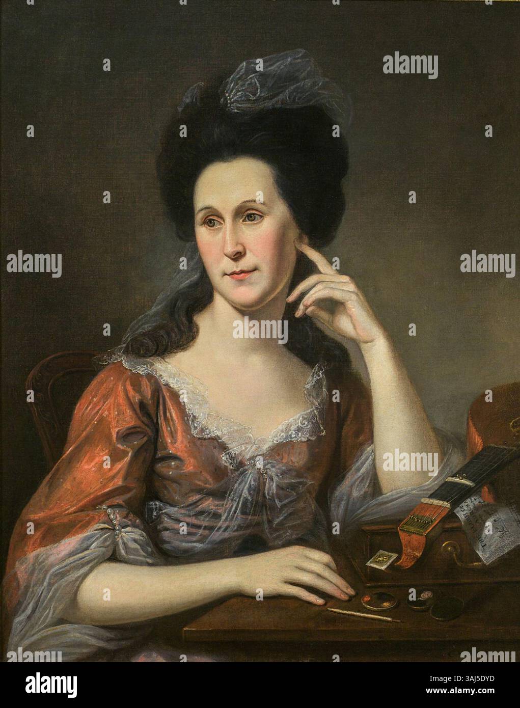 Charles Willson Peale's 1786 portrait of Mary Rench Rush captures her ...