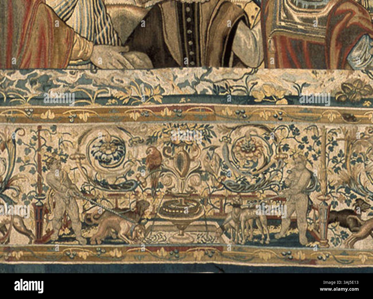 This 1576 border detail from the Valois Tapestries features the Polish ...