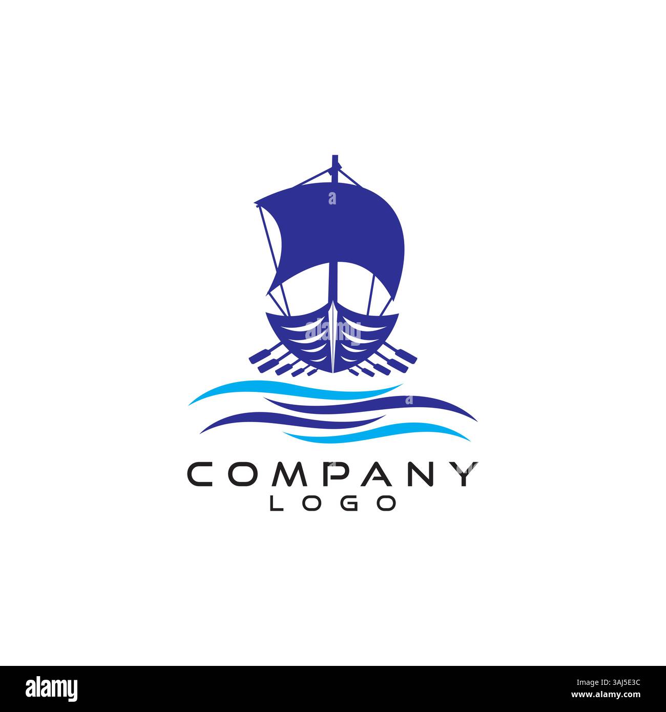 Ship, sail, yacht, vessel logo design vector Stock Vector Image & Art ...