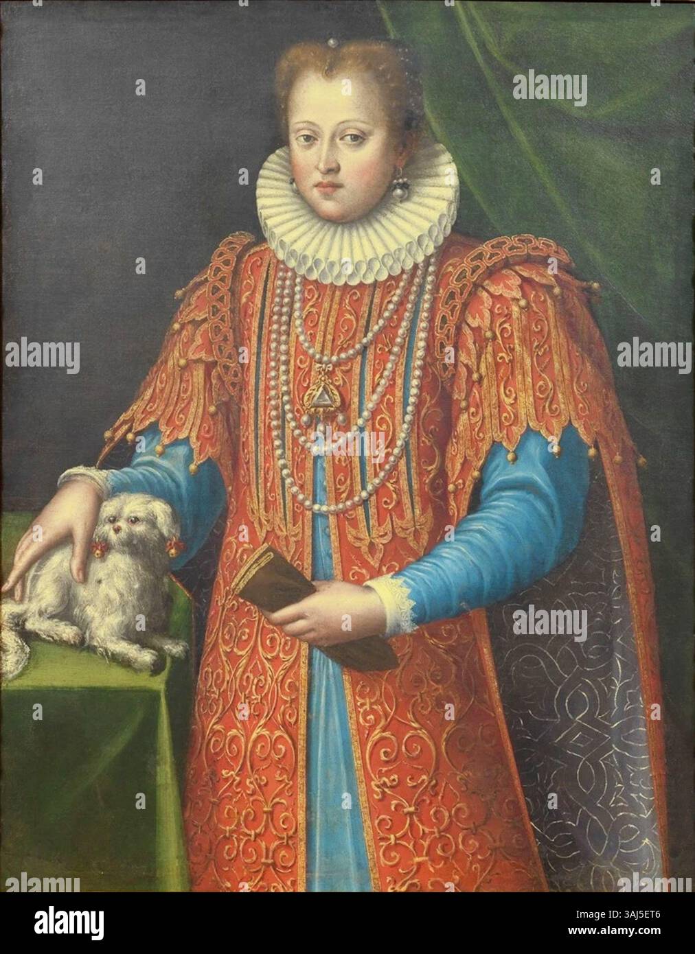 This late 16th-century portrait attributed to Lavinia Fontana depicts a noblewoman, possibly ...