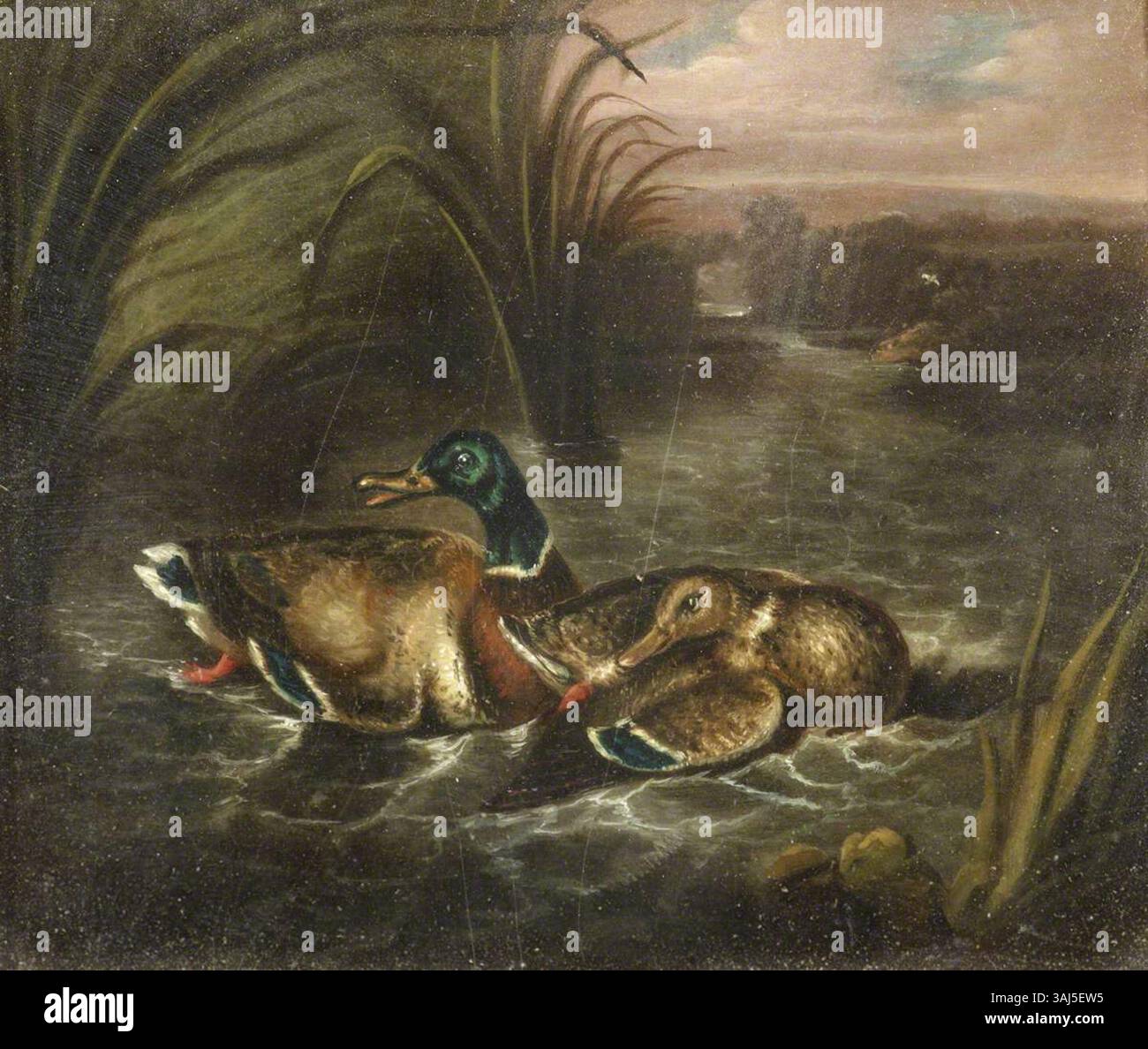 This painting, created by an anonymous British artist between 1800 and ...