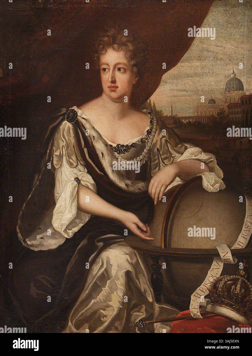 This 1687 portrait, attributed to Michael Dahl, depicts Queen Christina ...