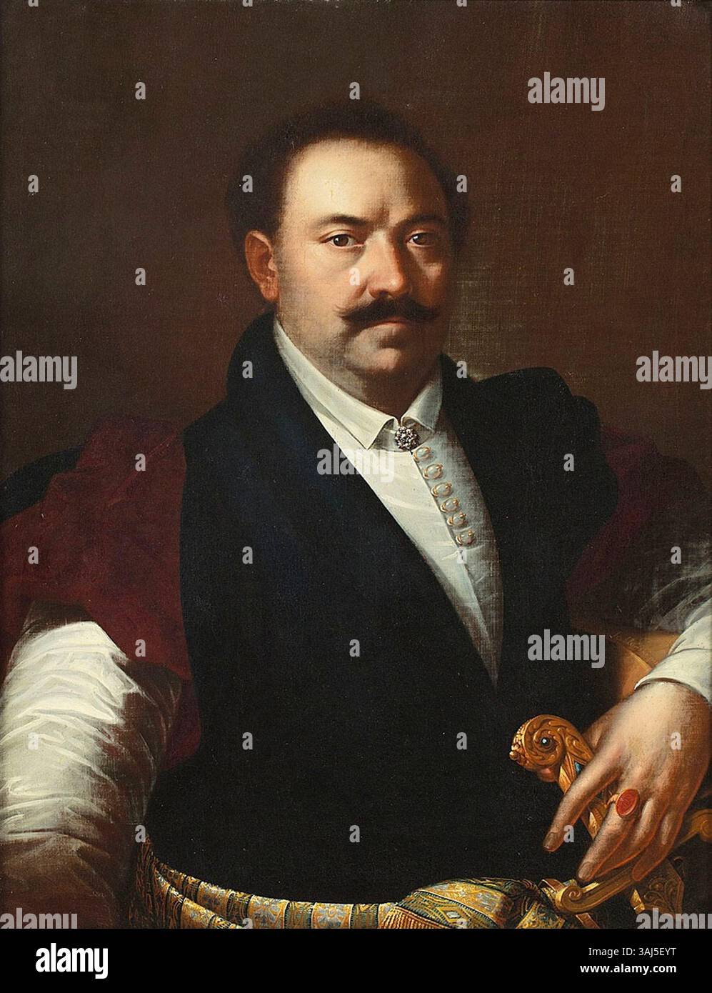 This portrait by Marcin Jaboski shows a man dressed in traditional ...