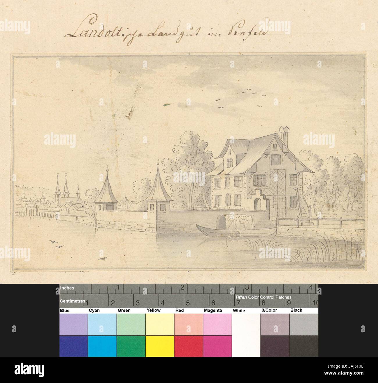 This circa 1717 drawing by Johann Melchior Füßli showcases the Landolt ...