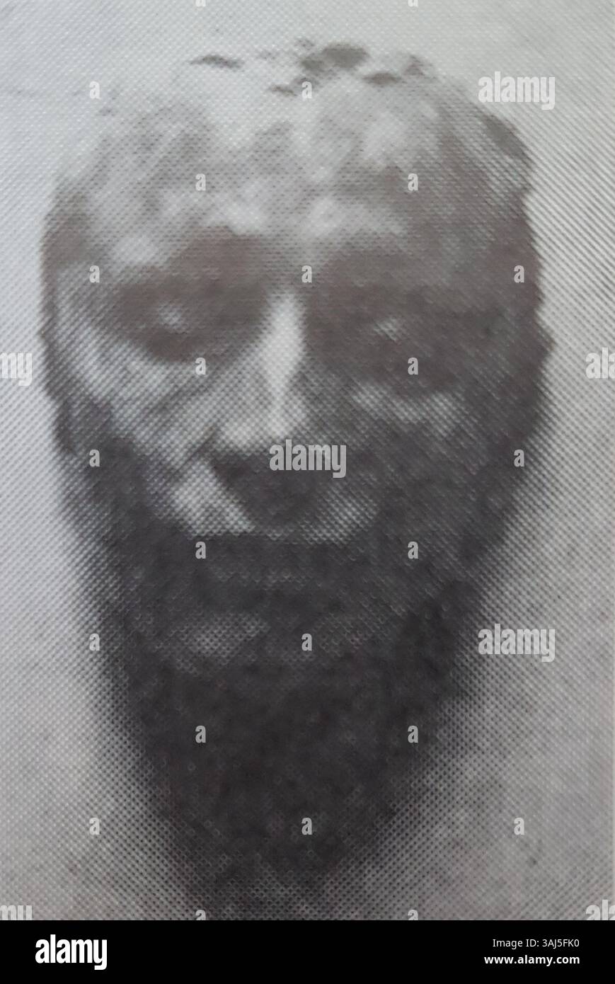 A death mask of Olaus Olsson, taken by Christian Eriksson. This mask ...