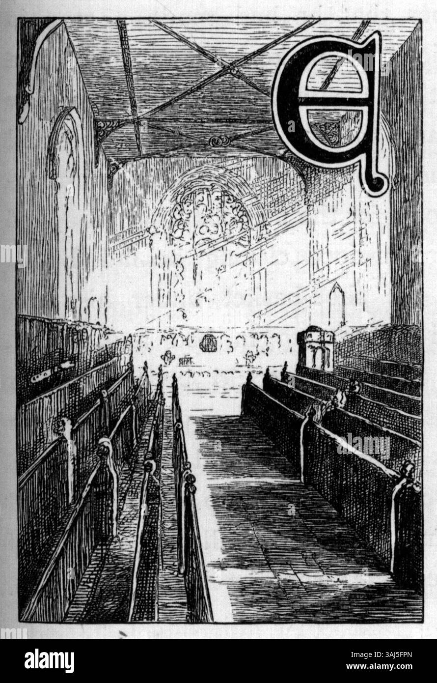 An illustration from 'Tom Brown's School Days' (1869) showing the ...