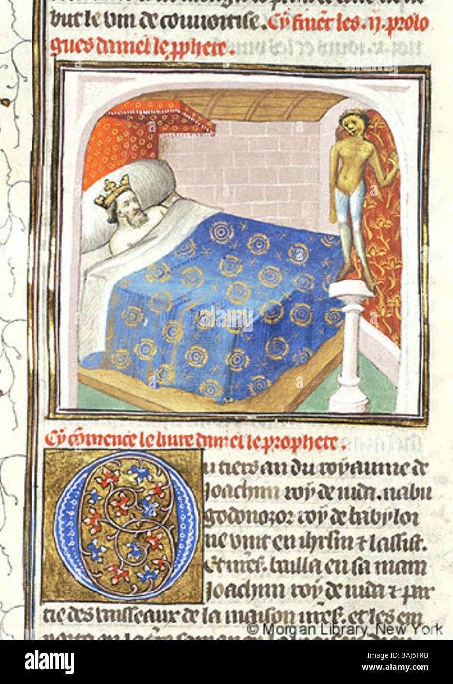 This manuscript page, from the workshop of the Master of Boucicaut ...