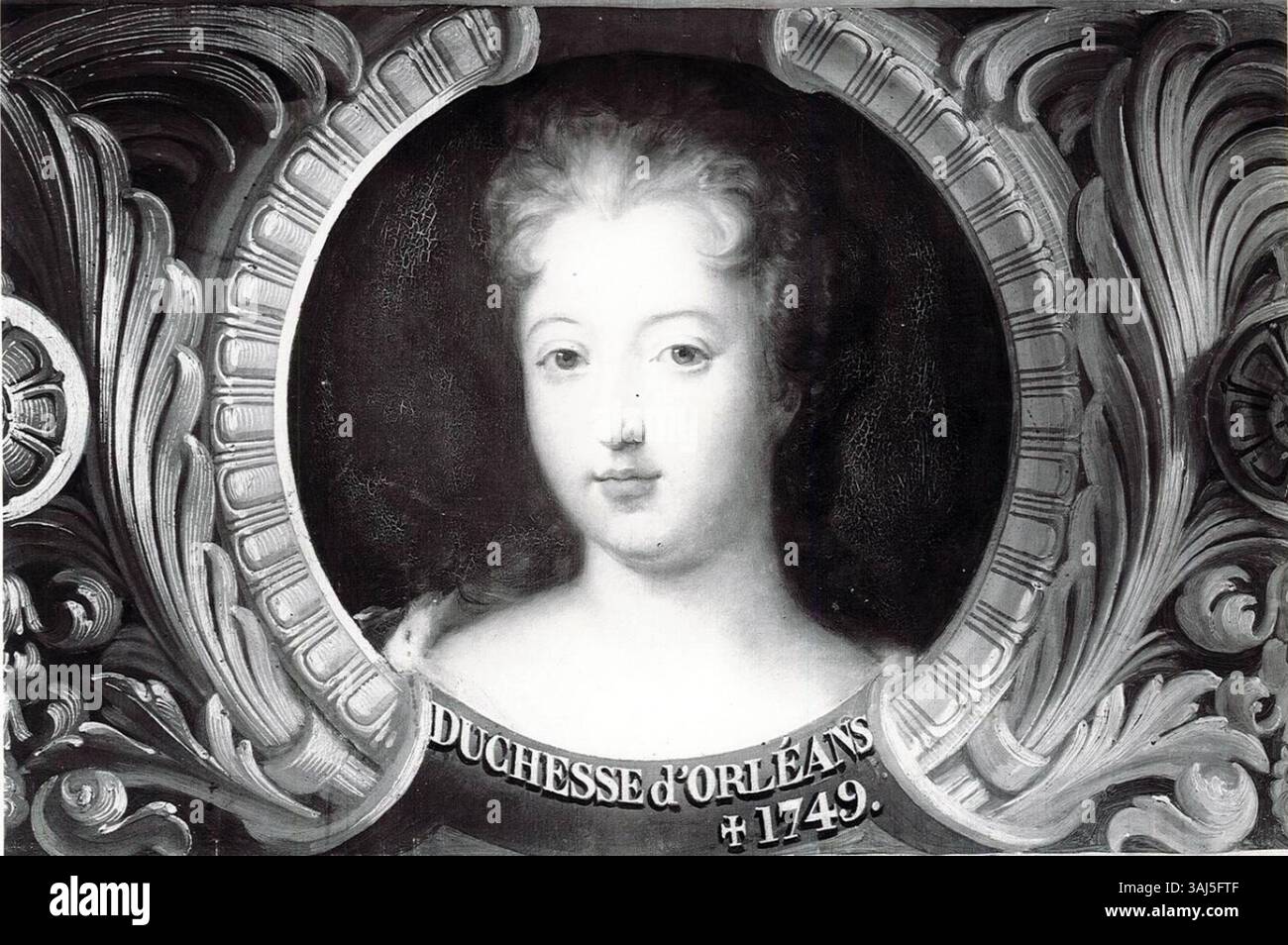 A 1839 portrait by Jean-Pierre Franque of Françoise-Marie de Bourbon ...