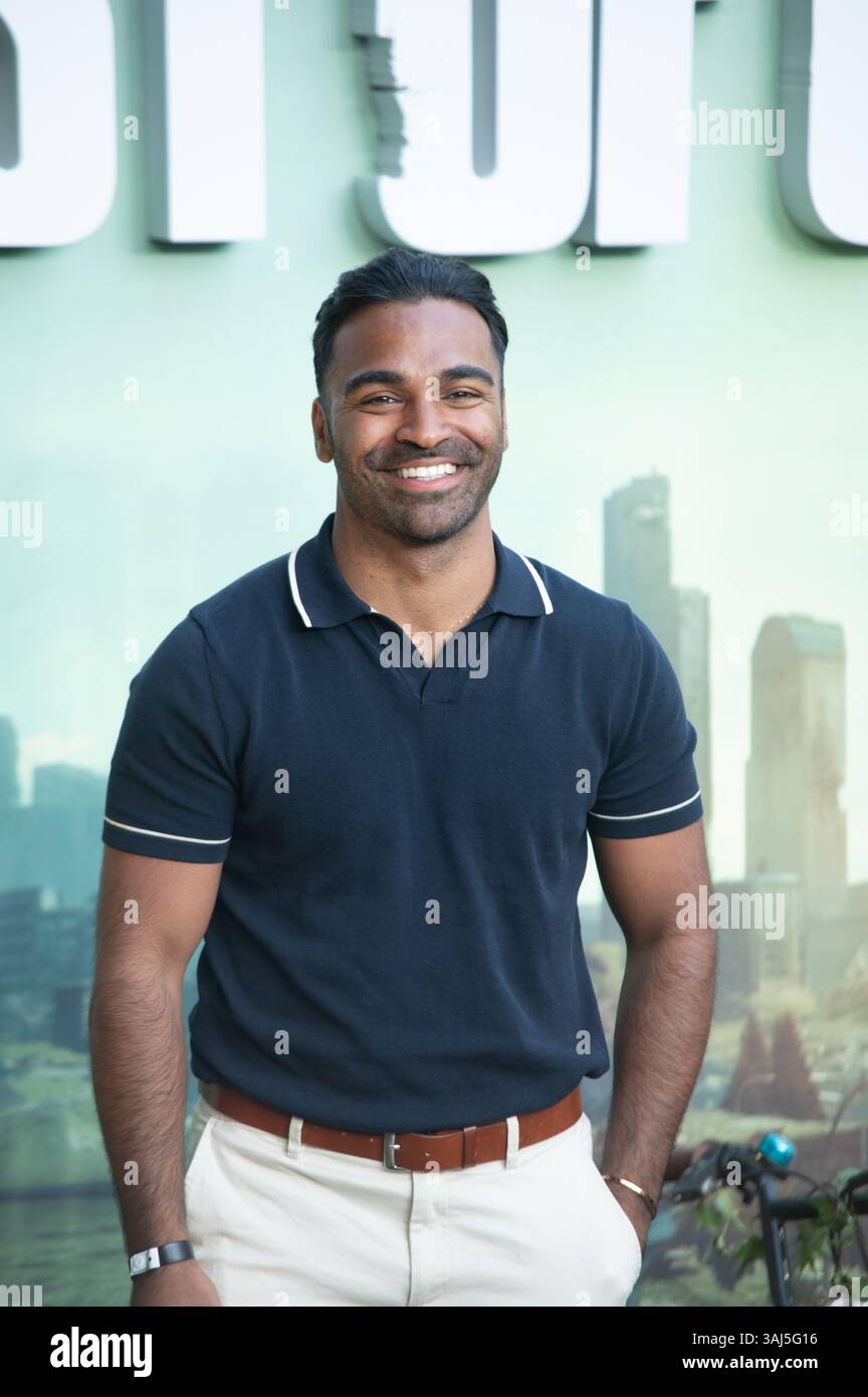 London, United Kingdom. 10th April 2025. Reality TV star Nas Majeed ...