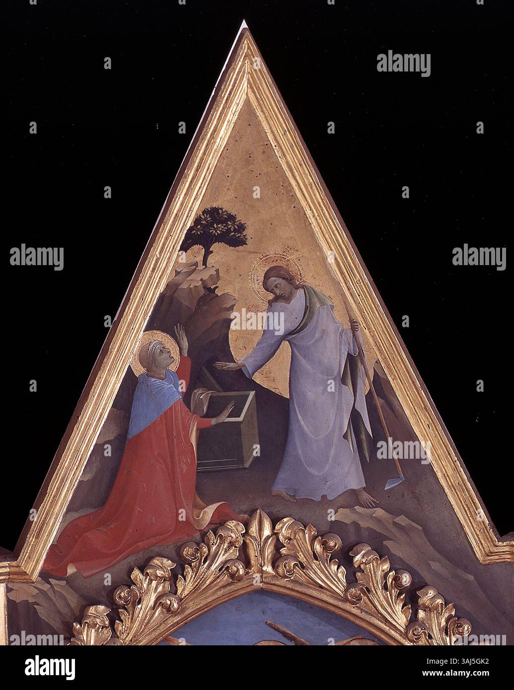 This early 15th-century tempera painting by Lorenzo Monaco depicts the ...