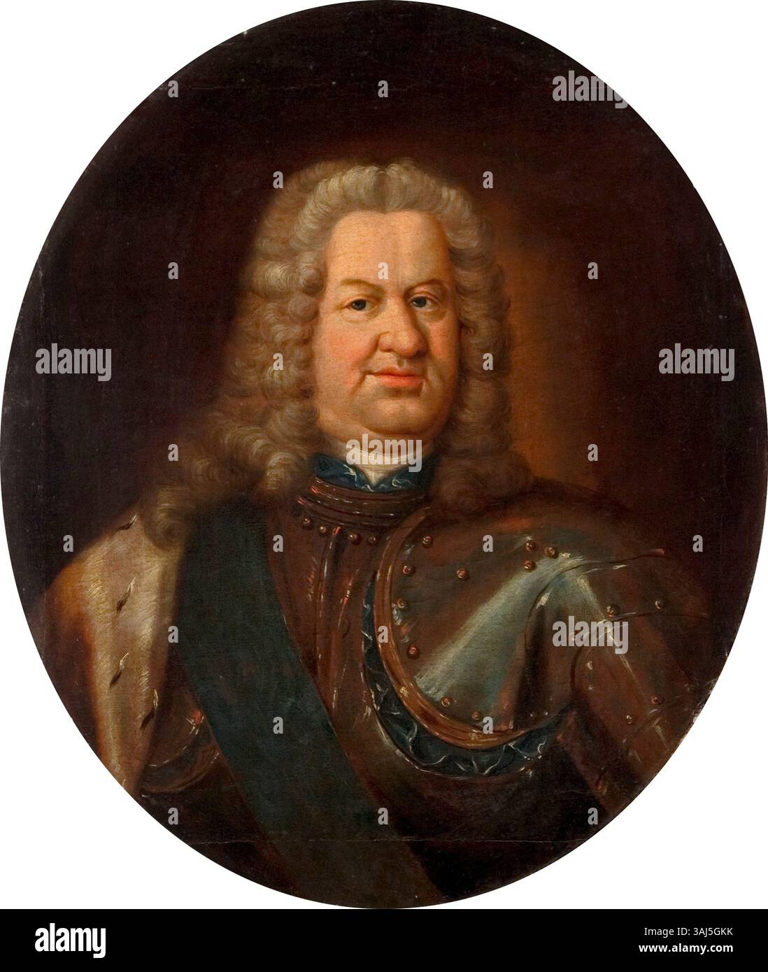 The portrait of Stanisław Leszczyński, created in the 18th century ...