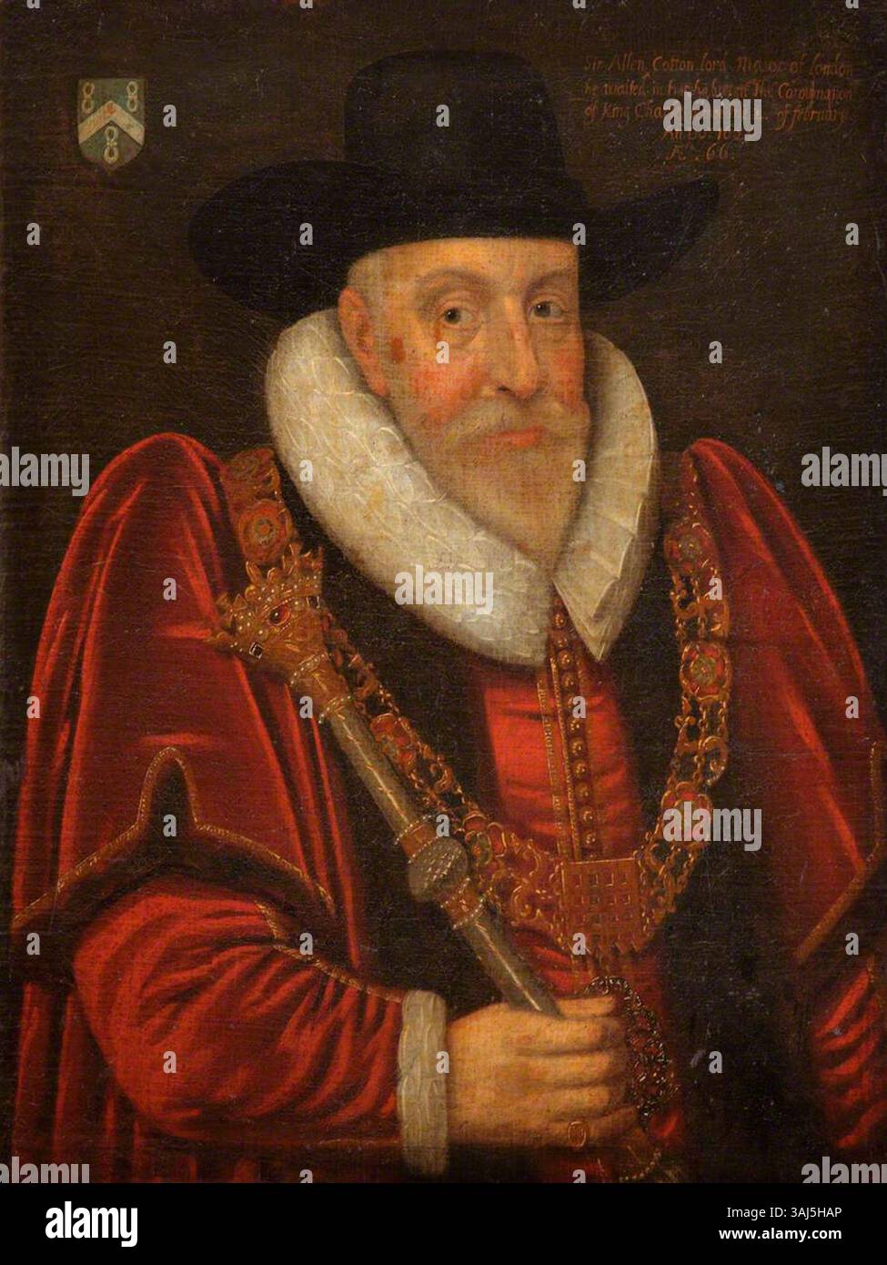 This portrait, painted between 1625 and 1626, depicts Sir Allen Cotton ...