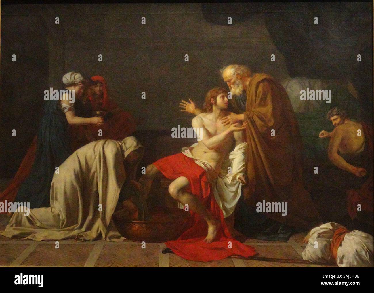 Jean-Germain Drouais’s 18th-century painting 'Le Retour du fils ...