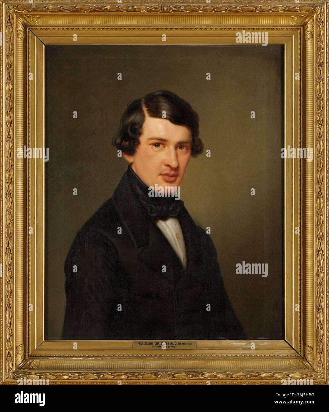 A second portrait of Paul Julius Christlieb Haidlen, created by Franz ...