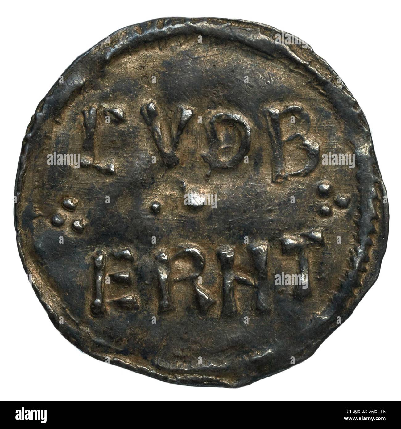 The silver penny from Alfred the Great’s reign (871-899), issued by the ...