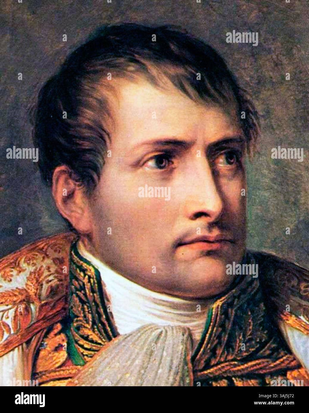 Napoleon I of France, painted by Andrea Appiani in 1805, depicts ...