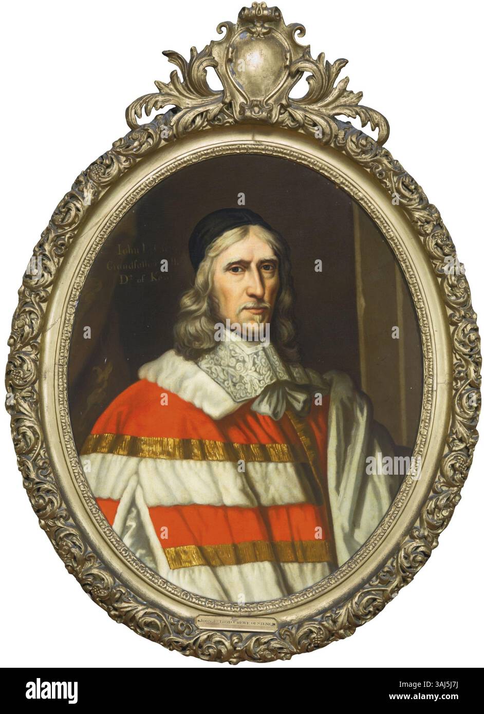 This portrait, attributed to the circle of Sir Peter Lely, shows John ...