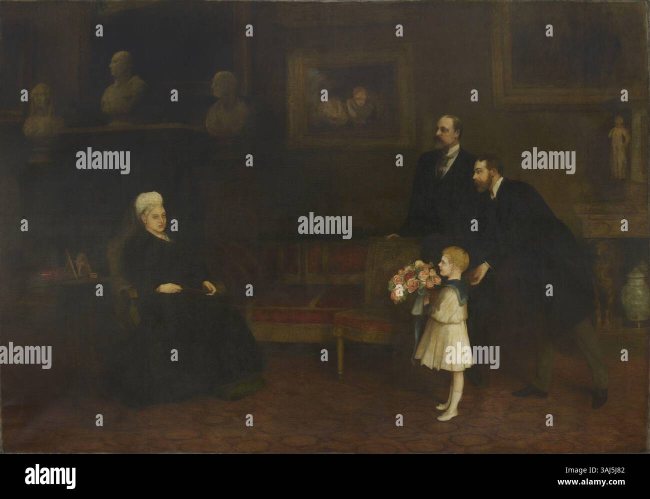 'Four Generations' by William Quiller Orchardson, 1899. This oil ...