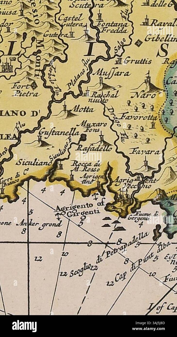 Mappa raffadali hi-res stock photography and images - Alamy