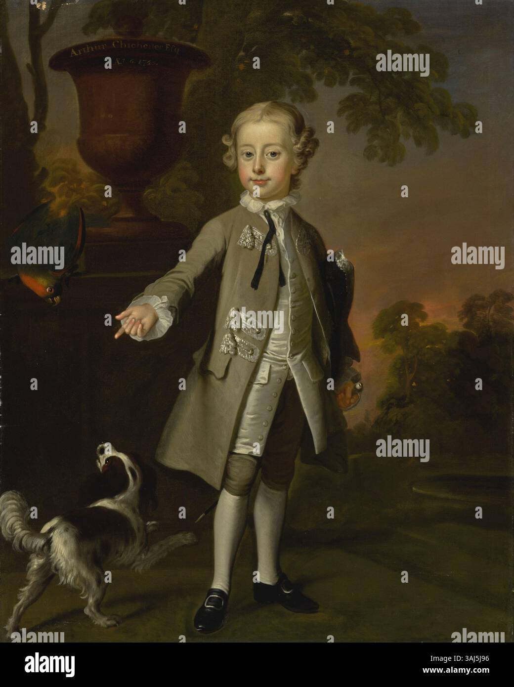 Thomas Hudson’s 1745 portrait of Arthur Chichester, 1st Marquess of ...