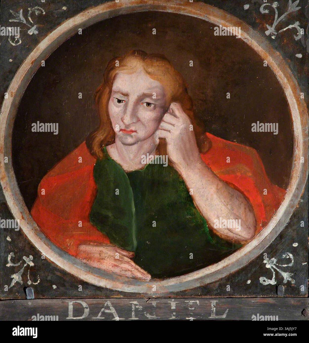 A painting of the Prophet Daniel, created between circa 1610 and 1615 ...