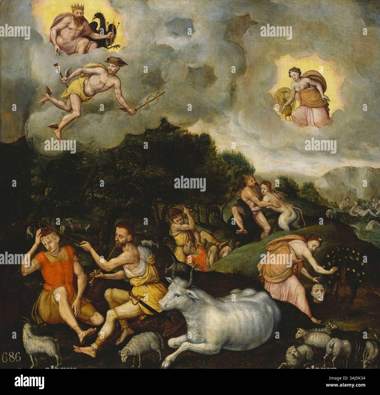 This circa 1570 painting by a follower of Lucas de Heere depicts the ...