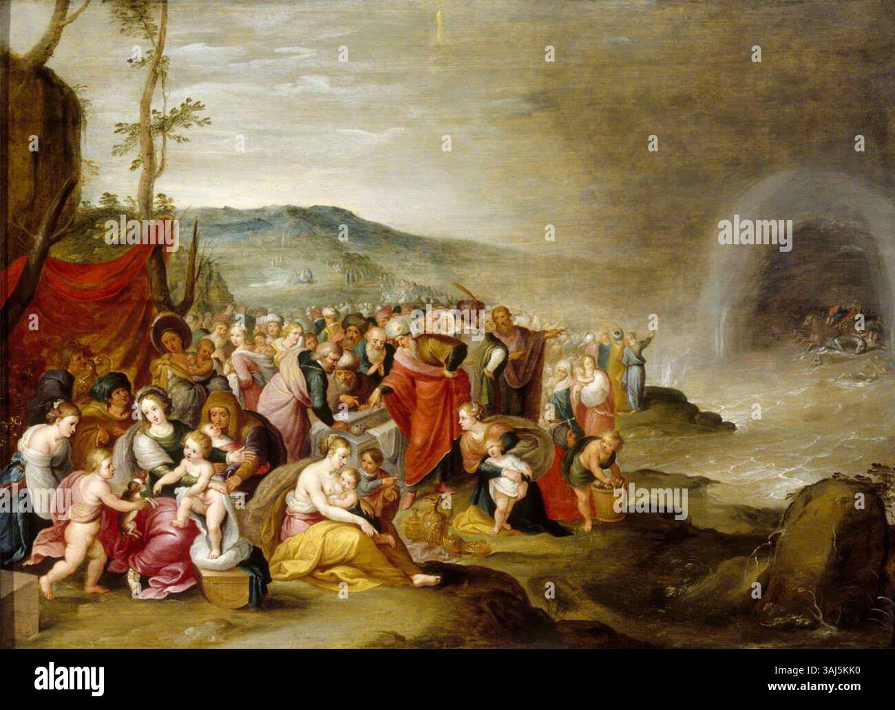 This painting by Frans Francken II, created between 1640 and 1660 ...