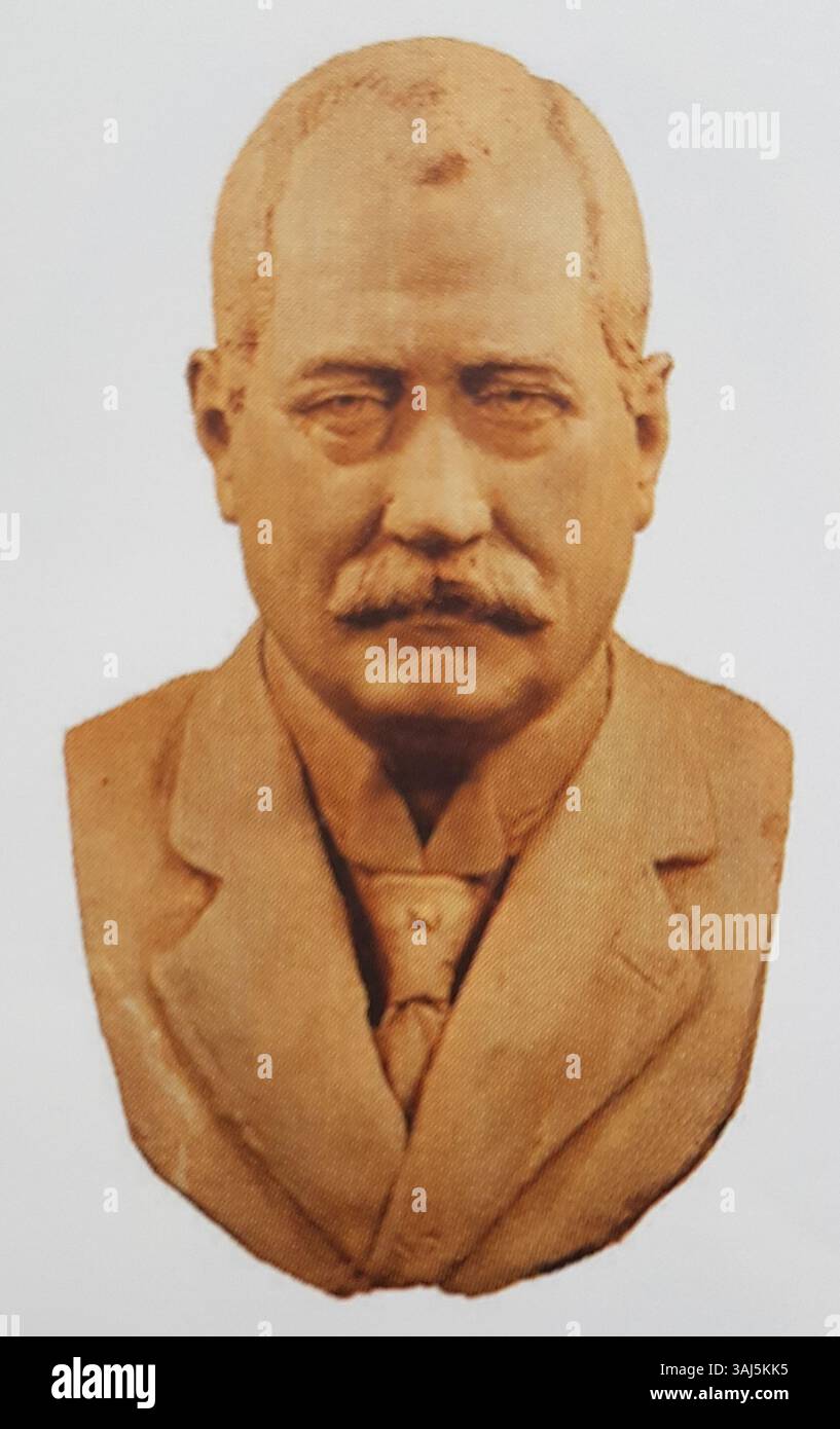 This portrait of Karl Bohlin, created by Moretti Lera, features the ...