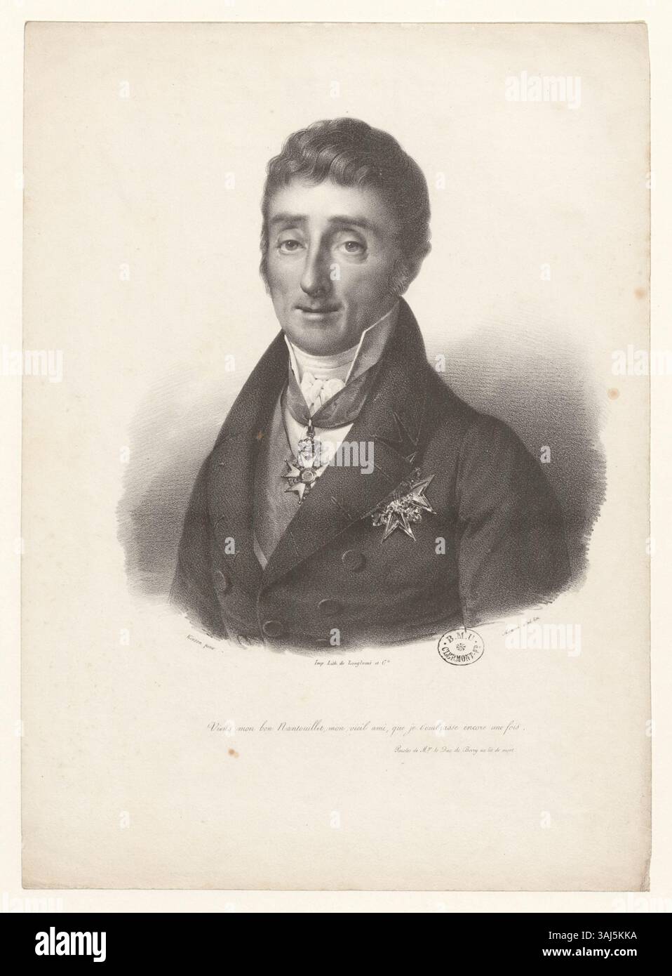 This lithograph print from the Boyer collection represents the words of ...