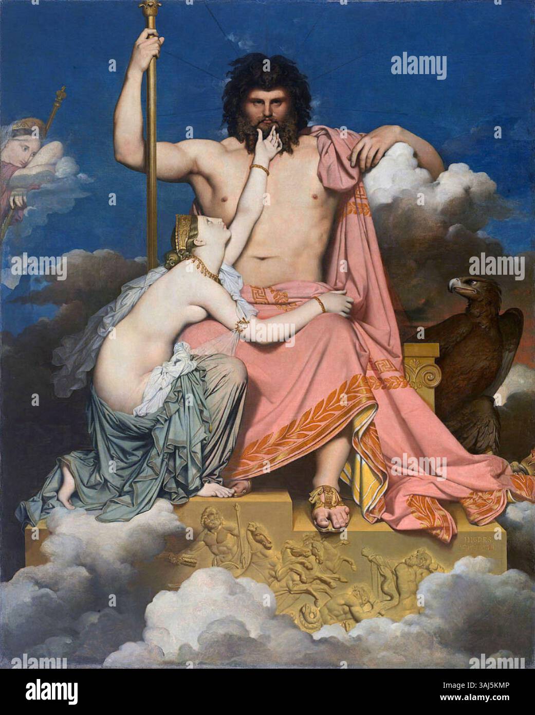 Jean-Auguste-Dominique Ingres’ painting 'Jupiter and Thetis' depicts a ...