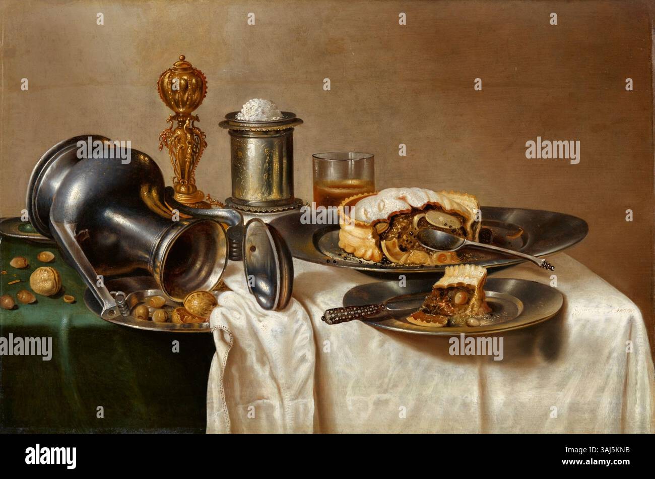 Cornelis Mahu's still life, created between 1640 and 1650, depicts a ...