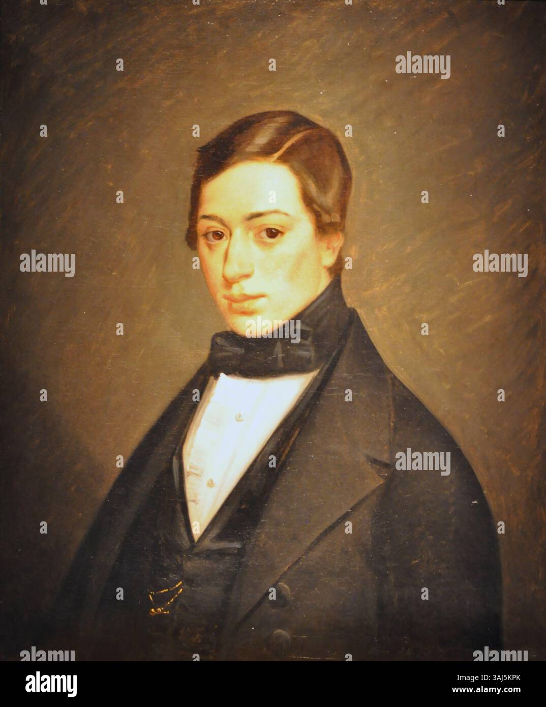 This oil on canvas by Jean-François Millet, painted around 1841 ...