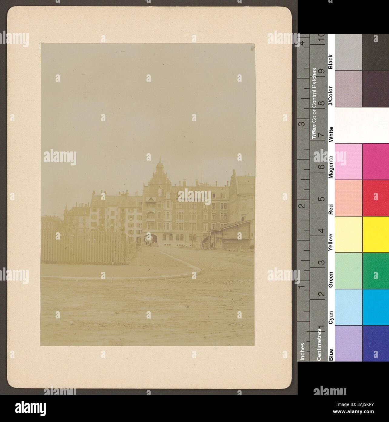 This 1897 photograph by Robert Breitinger shows a house with a high ...