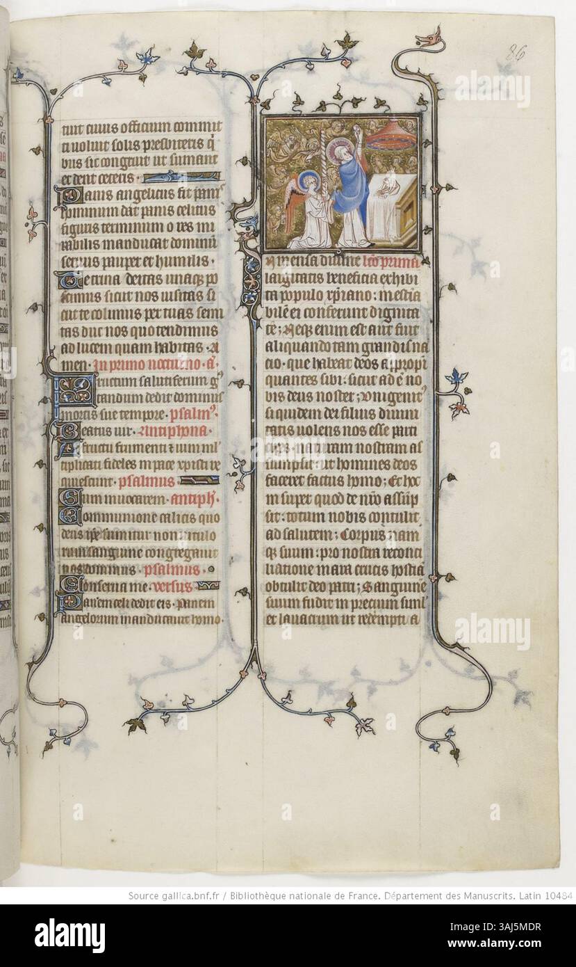 Jean Pucelle's illuminated manuscript from 1323-1326, the *Breviarium ...