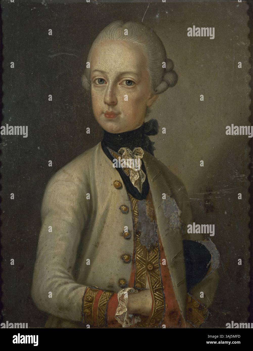 This circa 1755 portrait of Joseph II, Holy Roman Emperor, was painted ...